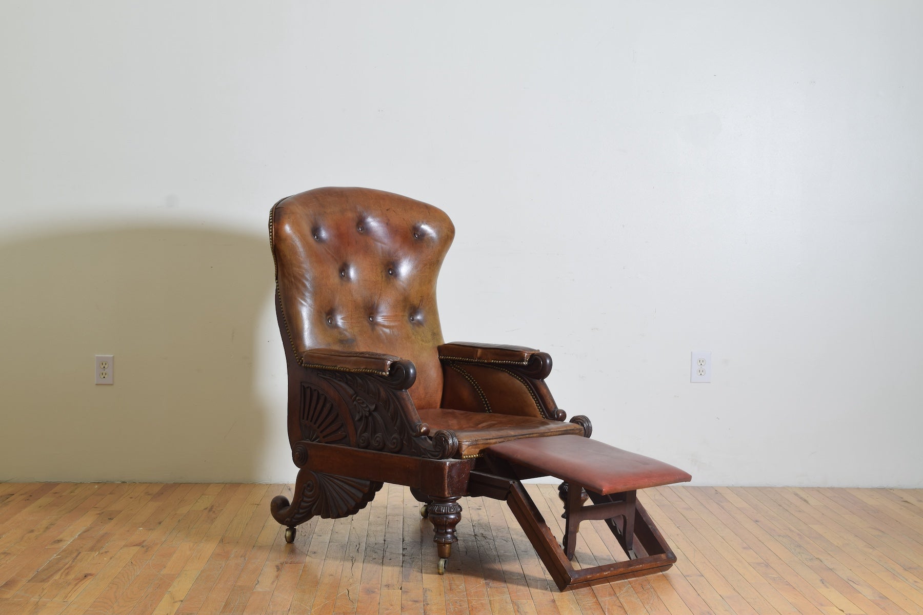 Mahogany Metamorphic Library Armchair – ROBUCK